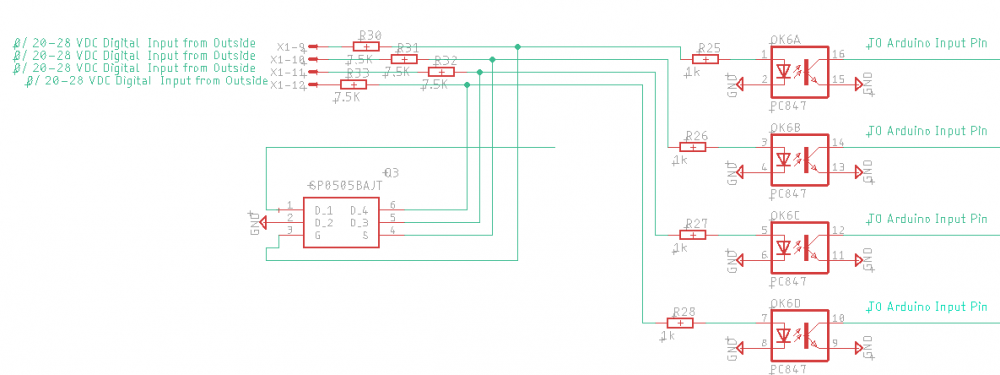 ESD protection for Aruduino Input Pins. | Circuit Digest